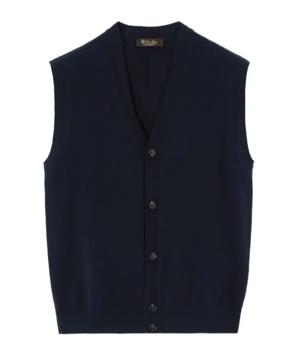 Loro Piana Classic Vest - Navy Blue