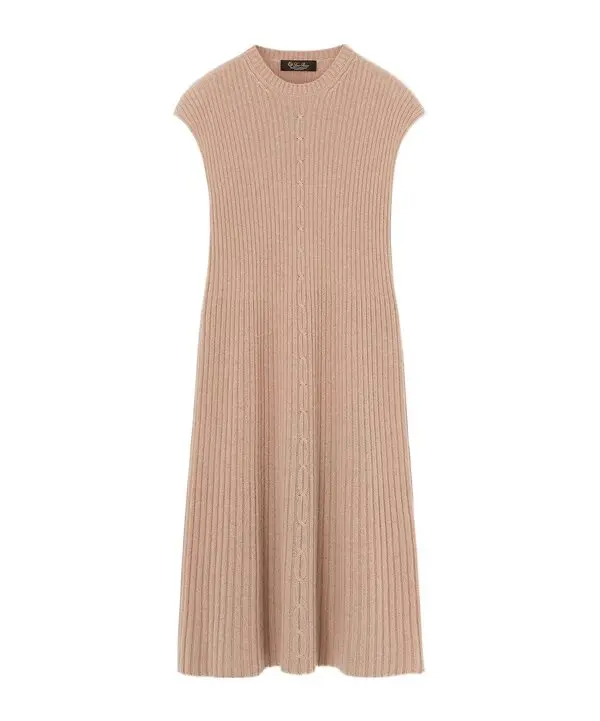Loro Piana Plane Tree Dress - Twilight Rose Mixed Color