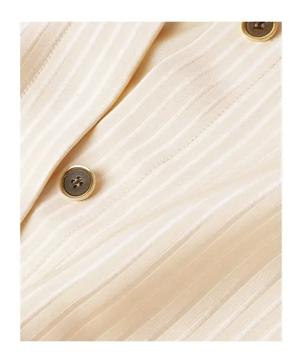 Loro Piana Lillian Jacket Striped Silk