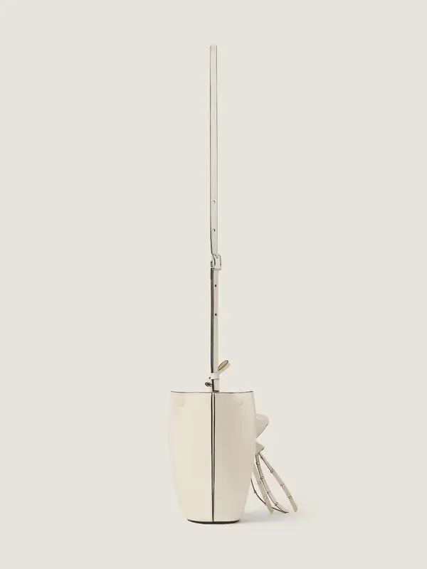 Givenchy Nano Snap Bucket Bag In Grained Leather