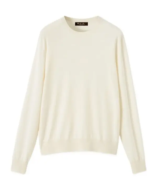 Loro Piana Royal Lightness Crewneck - Nougat
