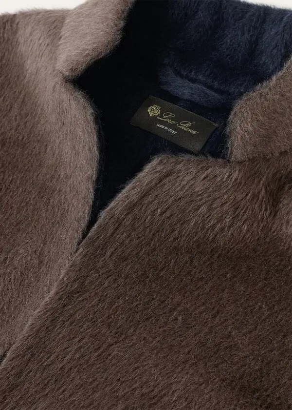Loro Piana Irvin Jacket With Stand Collar And Patch Pockets