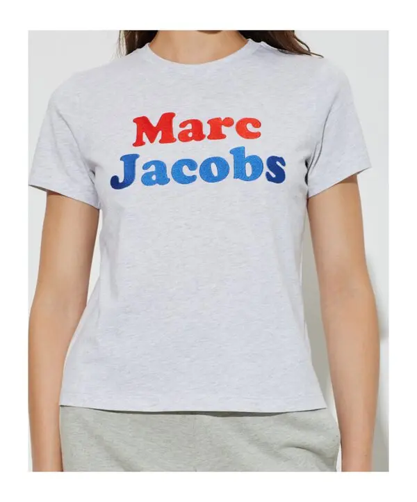 Marc Jacobs Logo Embroidered Crewneck T-shirt