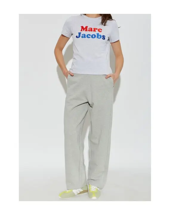 Marc Jacobs Logo Embroidered Crewneck T-shirt