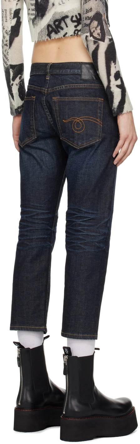 R13 Cropped Straight Jeans