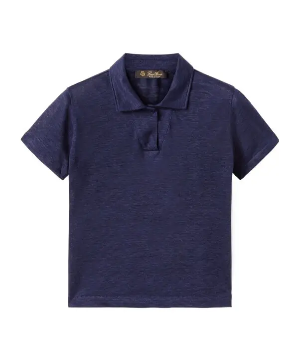 Loro Piana Coastal Line Short-sleeved Polo Shirt