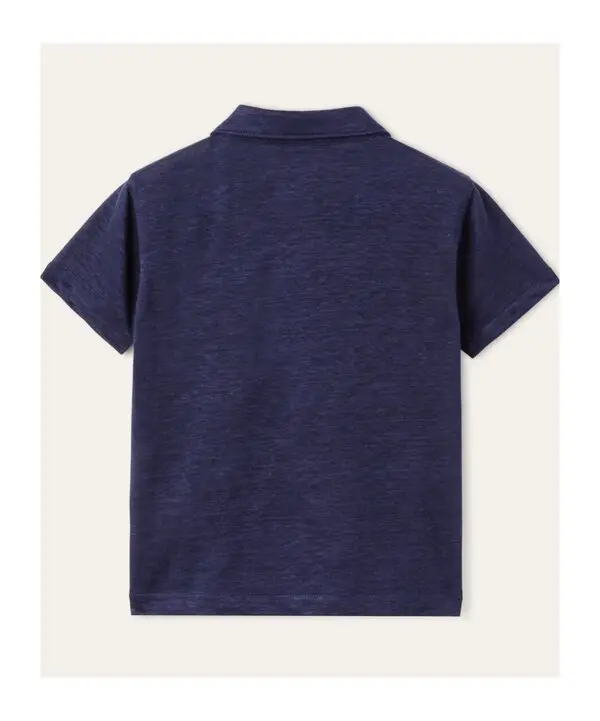 Loro Piana Coastal Line Short-sleeved Polo Shirt