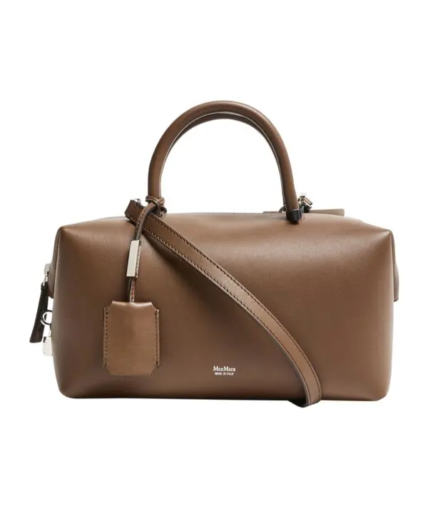 Max Mara Logo Shoulder Bag - Brown
