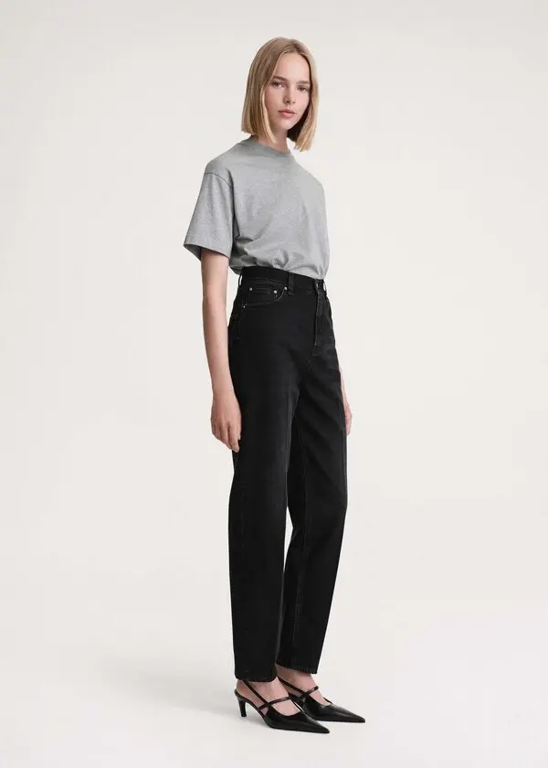 TOTEME Faded Effect Tapered-leg Jeans