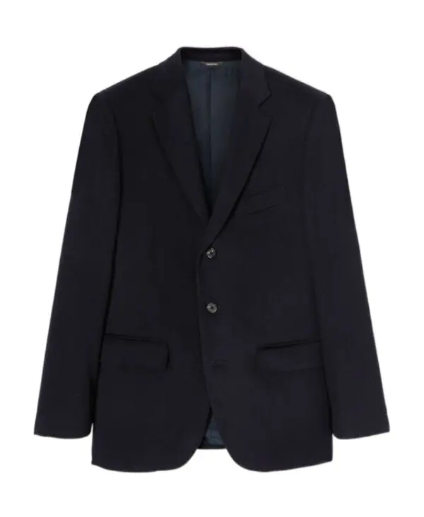 Loro Piana Single-breasted Cashmere Suit Jacket - Blue