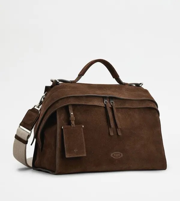 TOD'S Large Wave Suede Bag