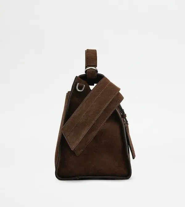 TOD'S Large Wave Suede Bag