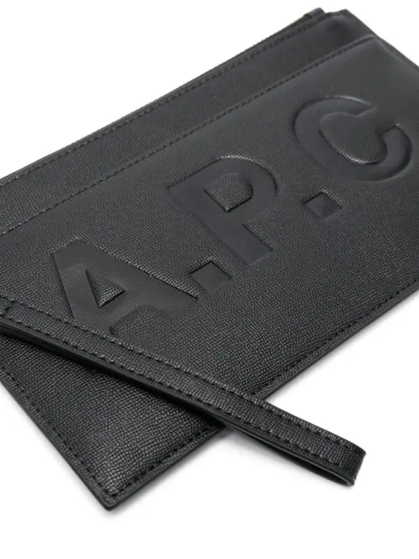 A.p.c. Logo-debossed Zipped Clutch Bag