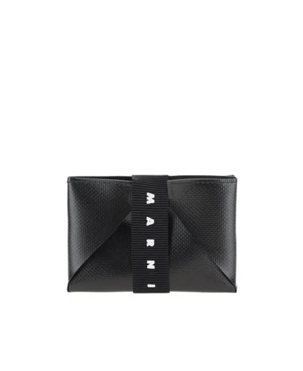 Marni Origami Logo Printed Cardholder