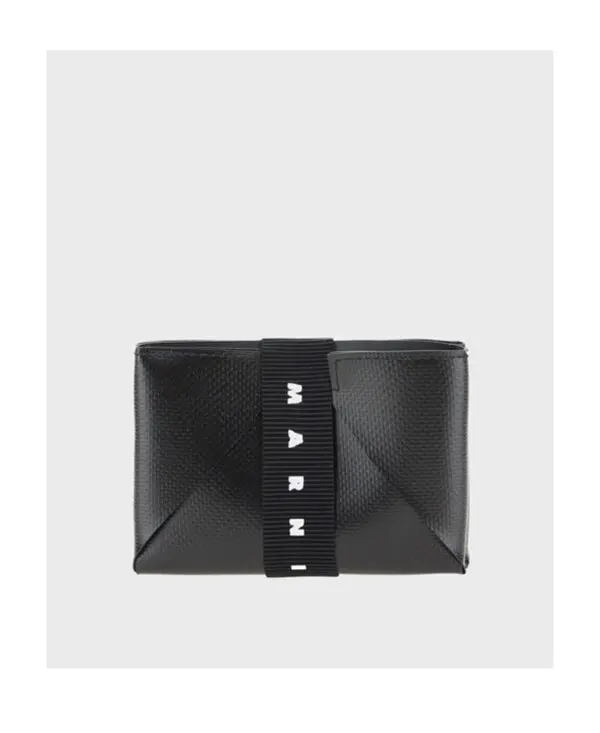 Marni Origami Logo Printed Cardholder