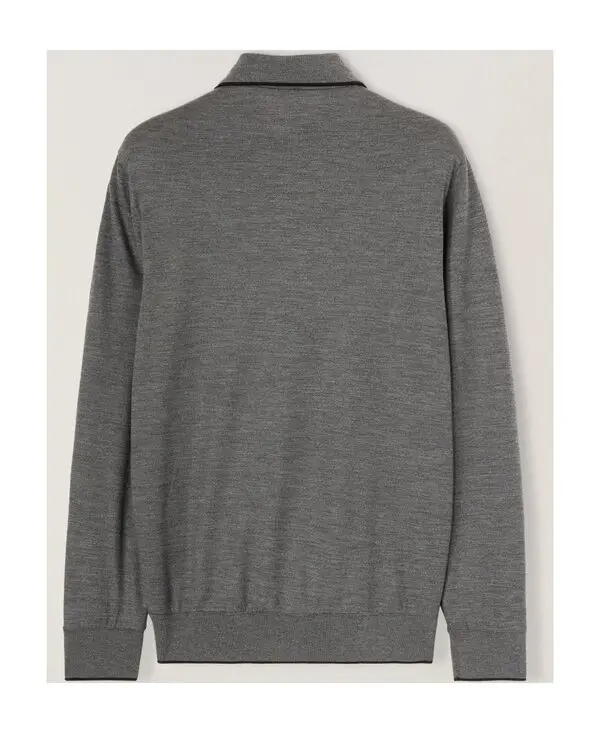 Loro Piana Lapel Long-sleeved Wool Sweater