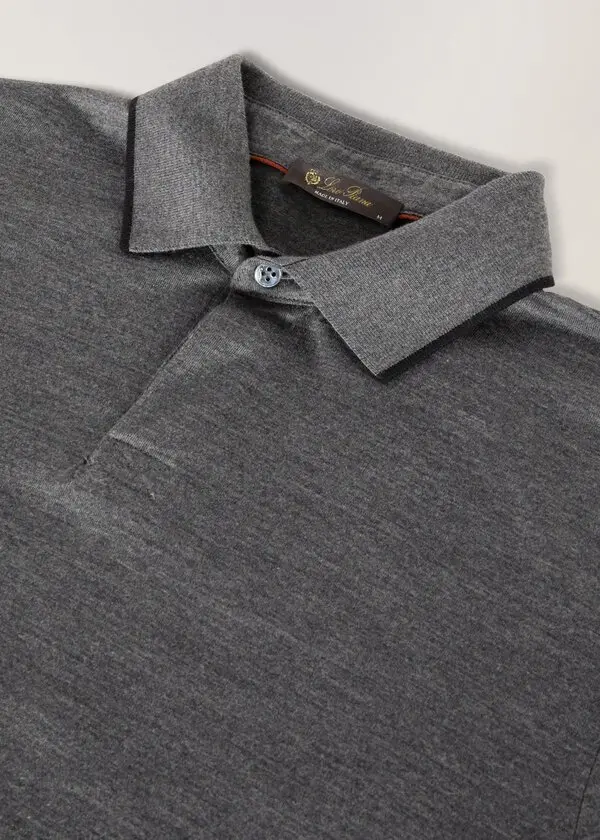 Loro Piana Lapel Long-sleeved Wool Sweater