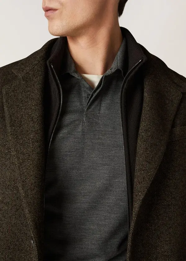 Loro Piana Lapel Long-sleeved Wool Sweater