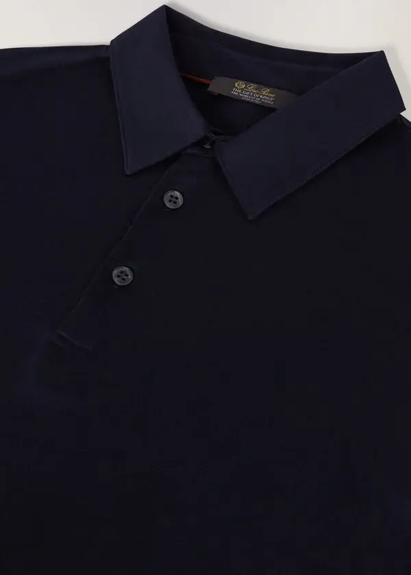 Loro Piana Long-sleeved Polo Shirt