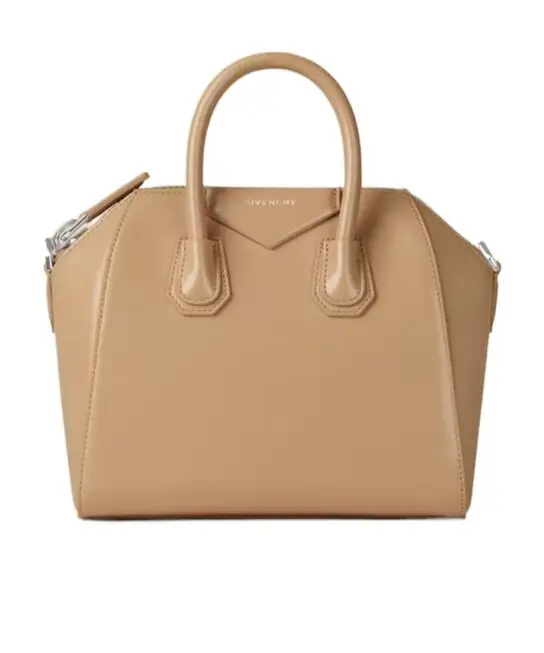 Givenchy Mini Antigona Bag In Box Leather - Sand-colored