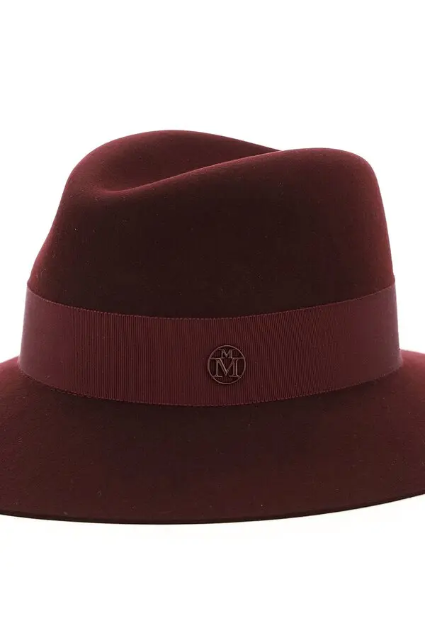 MAISON MICHEL Stitching Detail Pullover Hat