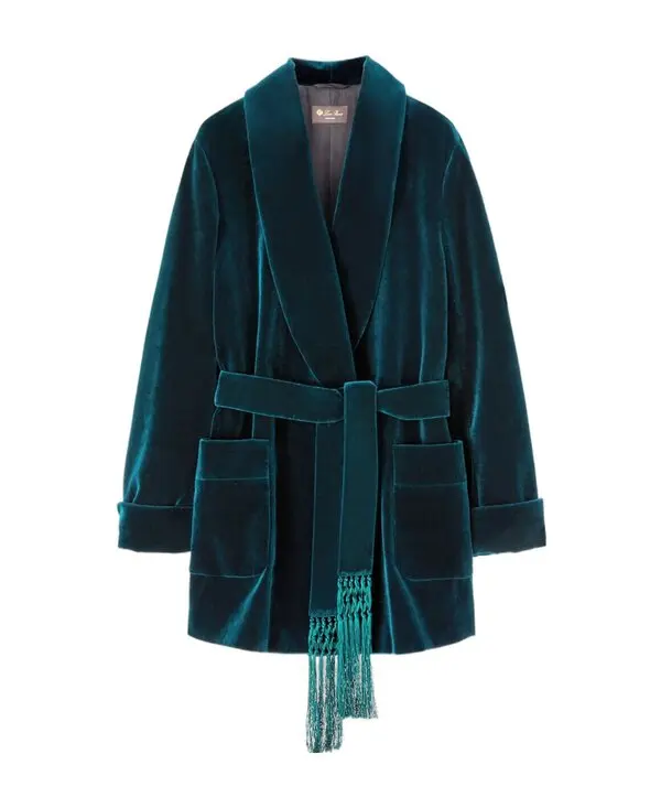 Loro Piana Raniya Belted Casual Jacket - Black