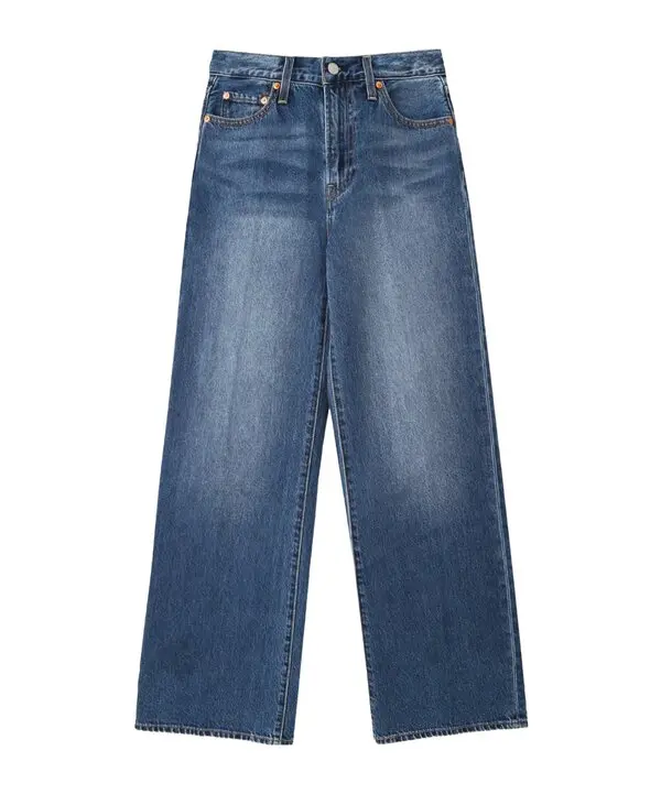 LEVI'S Ribcage Wide-leg Jeans - Blue