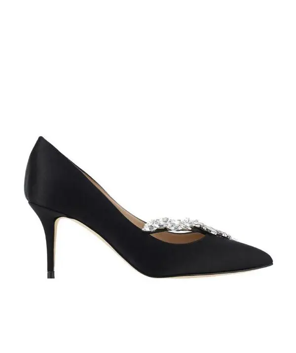 Manolo Blahnik Nadira 70mm Pumps - Black