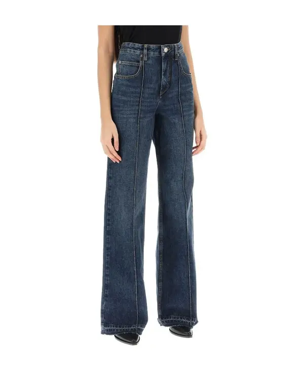 Isabel Marant Étoile Noldy Logo-patch Jeans