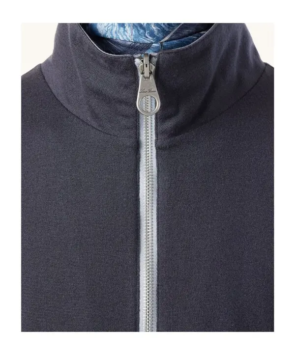 Loro Piana Bomber Jacket With Zip Up And Elasticated Details