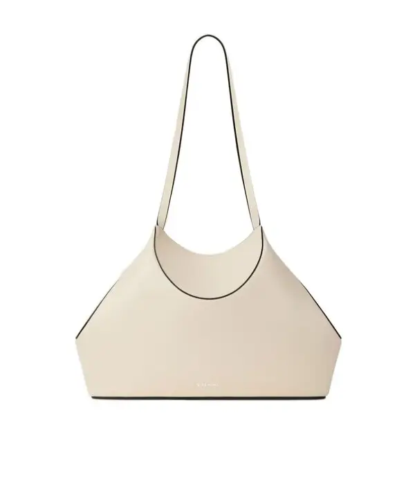 Givenchy Small Facet Tote Bag In Grained Leather - Cream