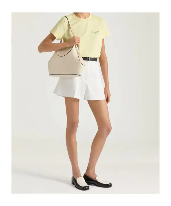 Givenchy Small Facet Tote Bag In Grained Leather
