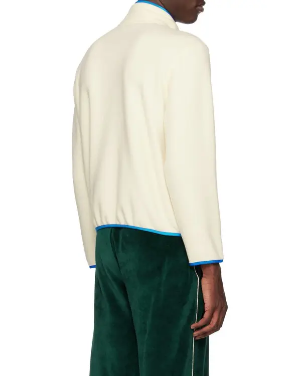 SPORTY  RICH Sporty & Rich Fleece Logo Pullover