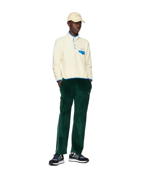 SPORTY  RICH Sporty & Rich Fleece Logo Pullover