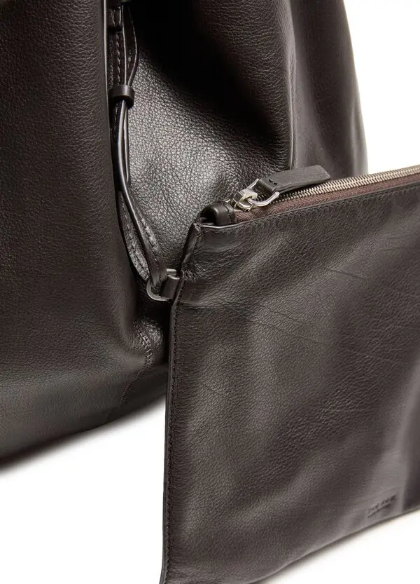 THE ROW Bindle Leather Hobo Bag