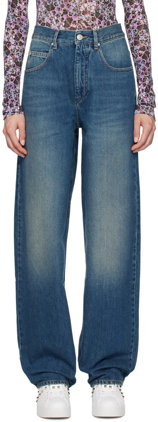 Isabel Marant Étoile Joanny Mid-rise Wide Leg Jeans