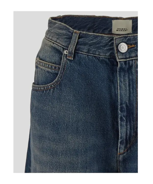 Isabel Marant Étoile Joanny Mid-rise Wide Leg Jeans