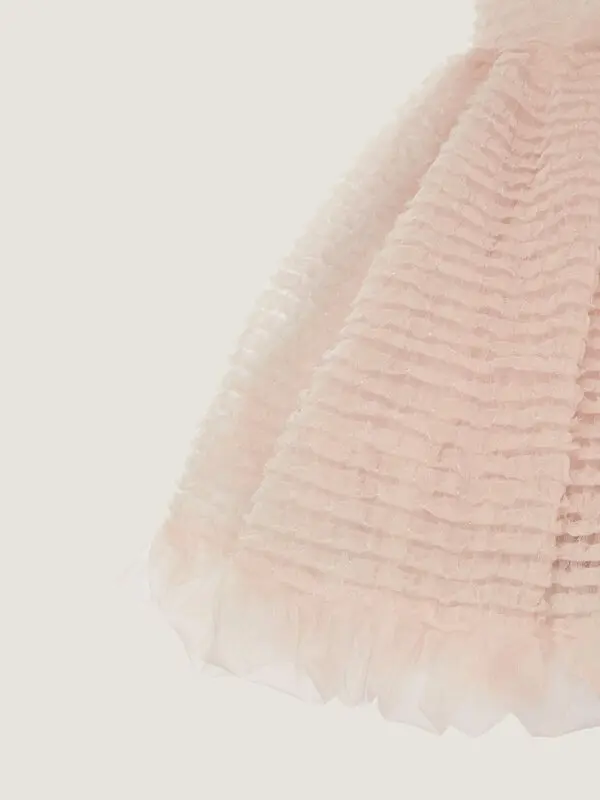 Givenchy Mini Babydoll Dress With Nylon Frills