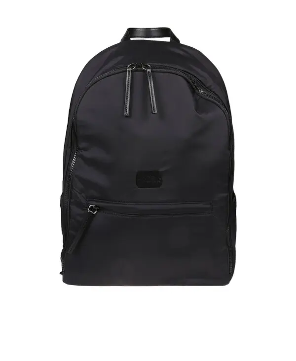 A.p.c. Logo Patch Zip-up Backpack - Black