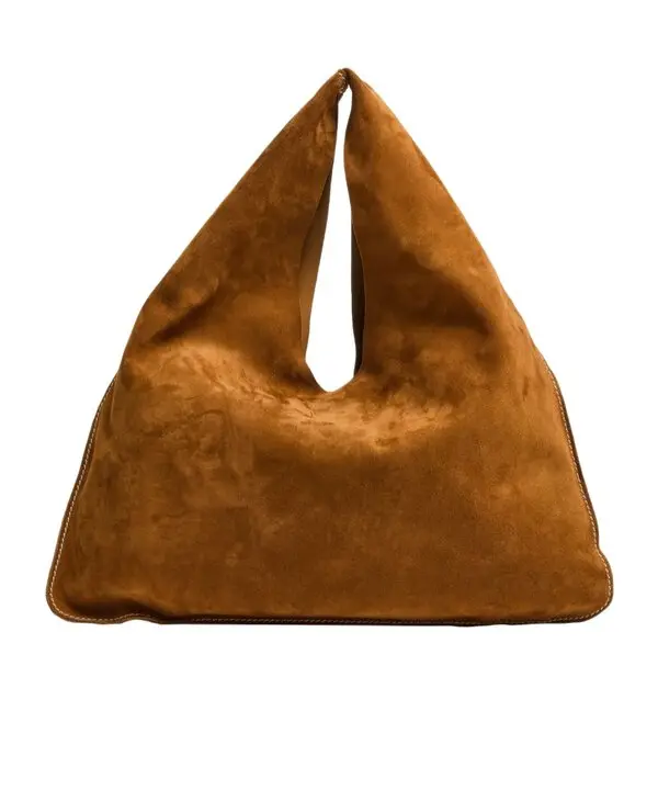 THE ROW Small Bindle Bag In Calfskin - Brown