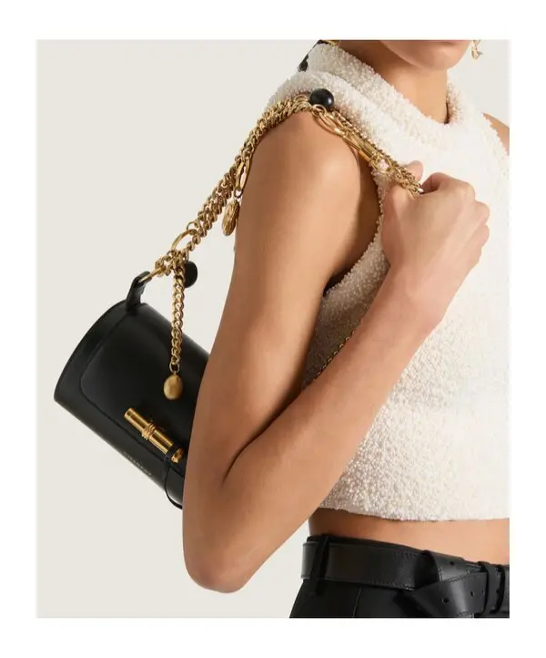 Givenchy Pout Small Bag In Leather With Lucky Charms Chain