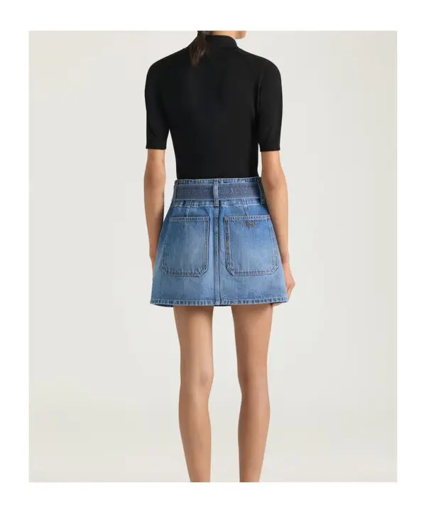 Givenchy Cropped Polo In Second Skin Effect Knit