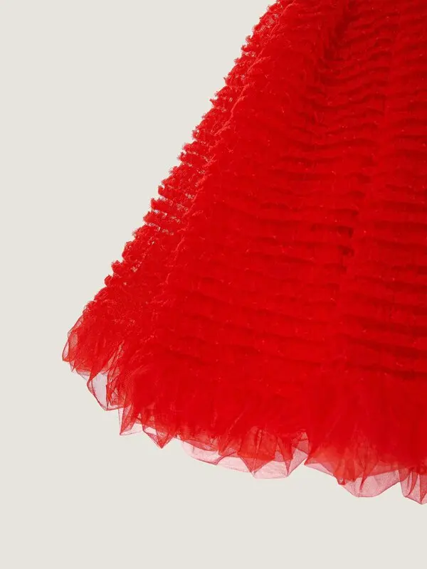 Givenchy Mini Babydoll Dress With Nylon Frills