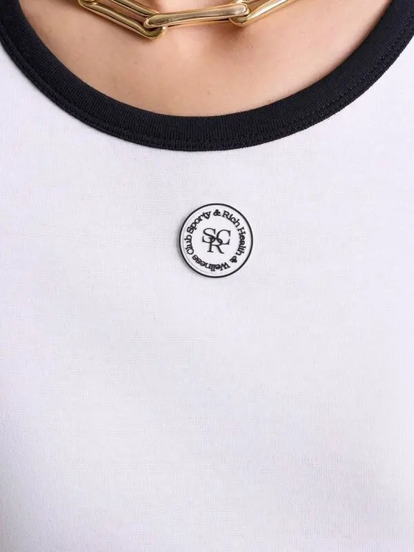 SPORTY  RICH Sporty & Rich Graphic Logo T-shirt