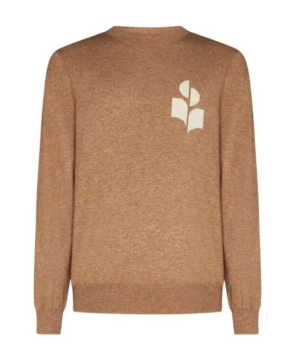 Isabel Marant Étoile Logo Intarsia Crewneck Knitted Jumper