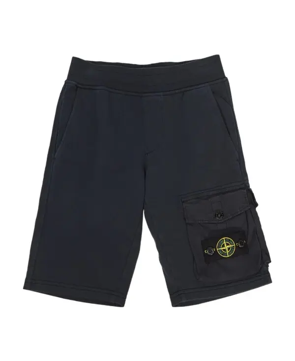 Stone Island Loose Belt Bermuda Shorts - Blue