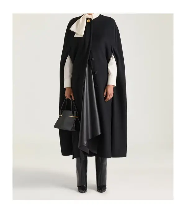 Givenchy Cape In Wool And Cashmere