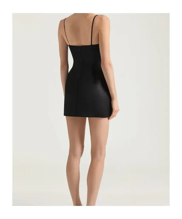 Givenchy Cutaway Mini Dress In Satin