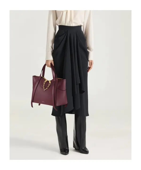 Givenchy Medium The Snatch Bag In Grained Leather