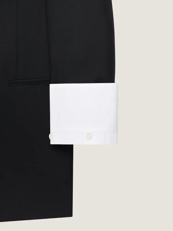 Givenchy Double-breasted Slashed Jacket In Wool And Mohair